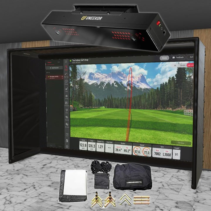 Uneekor EYE XR SIG DIY Golf Simulator Studio Package - The Indoor Golf Shop