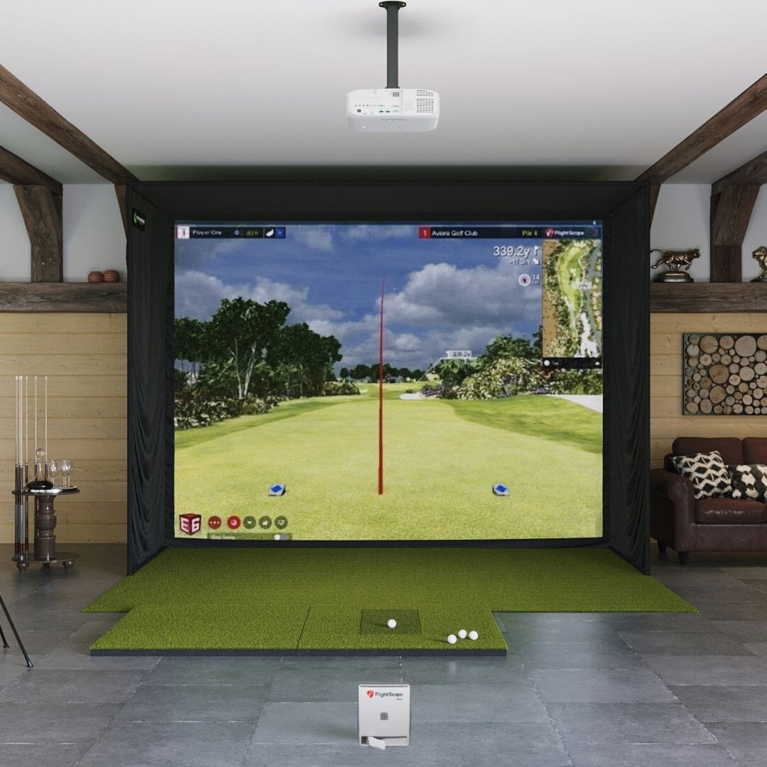 FlightScope Mevo Gen2 SIG12 Golf Simulator Package – Indoor Golf Shop