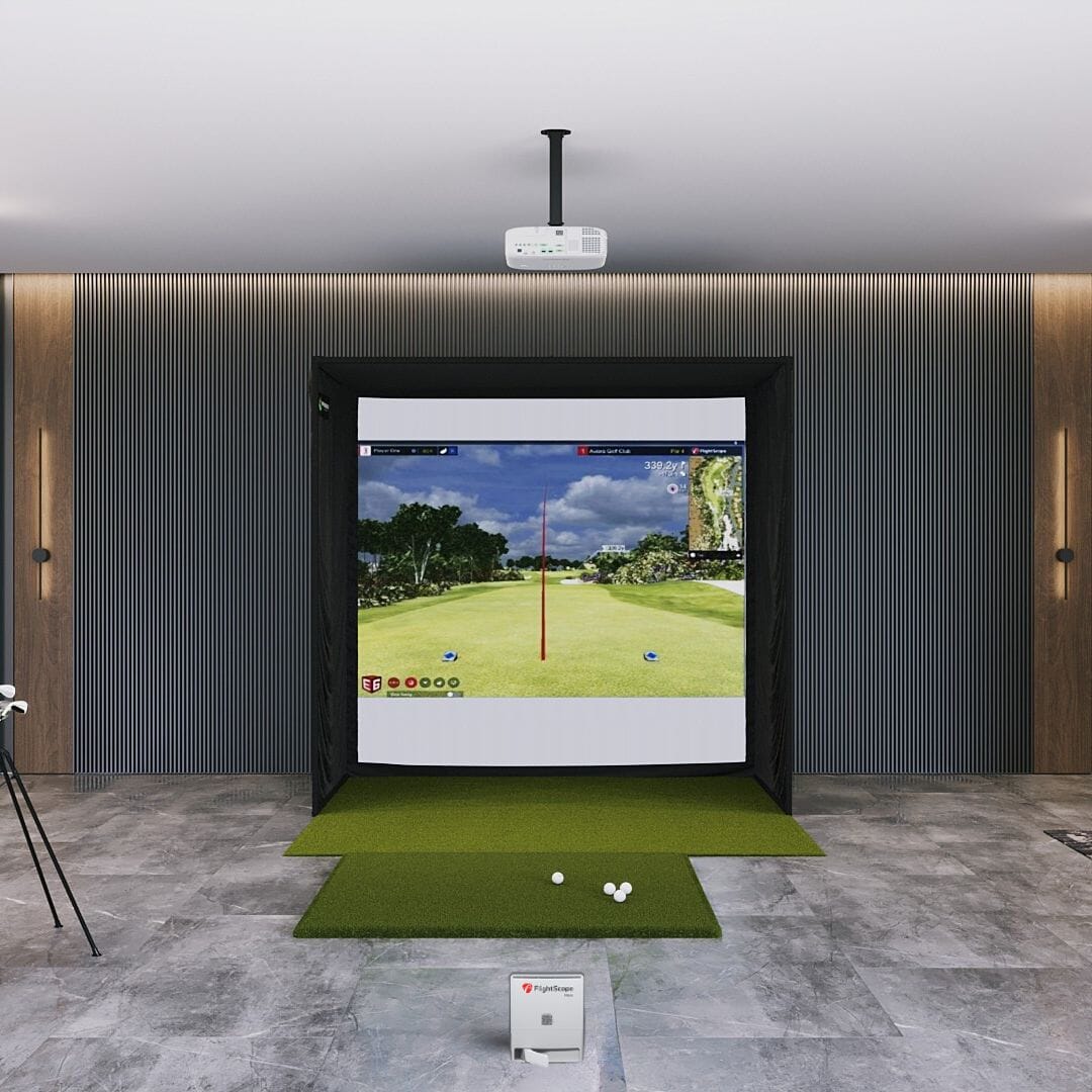 FlightScope Mevo Gen2 SIG8 Golf Simulator Package – Indoor Golf Shop